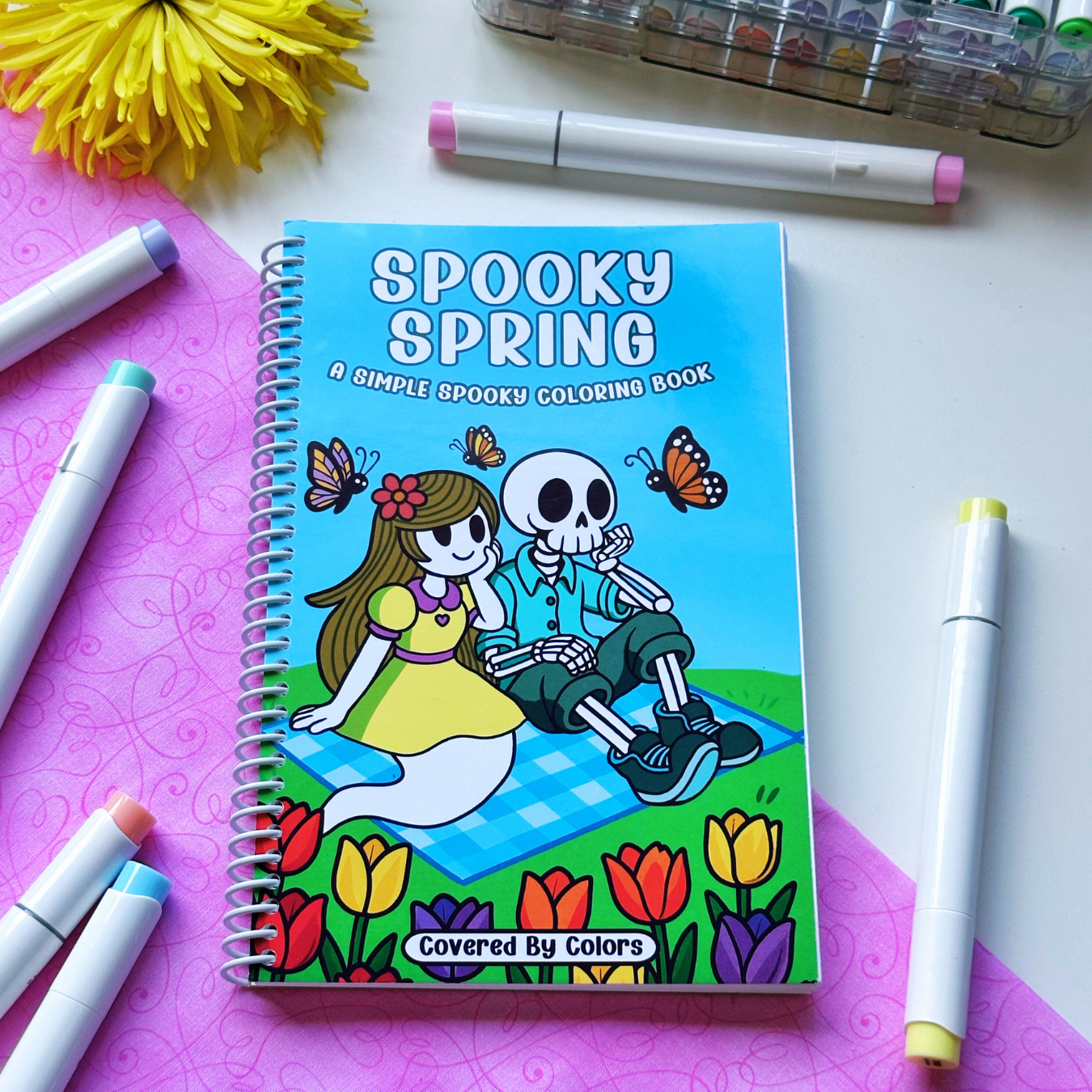 Spooky Spring Coloring Book – Covered By Colors